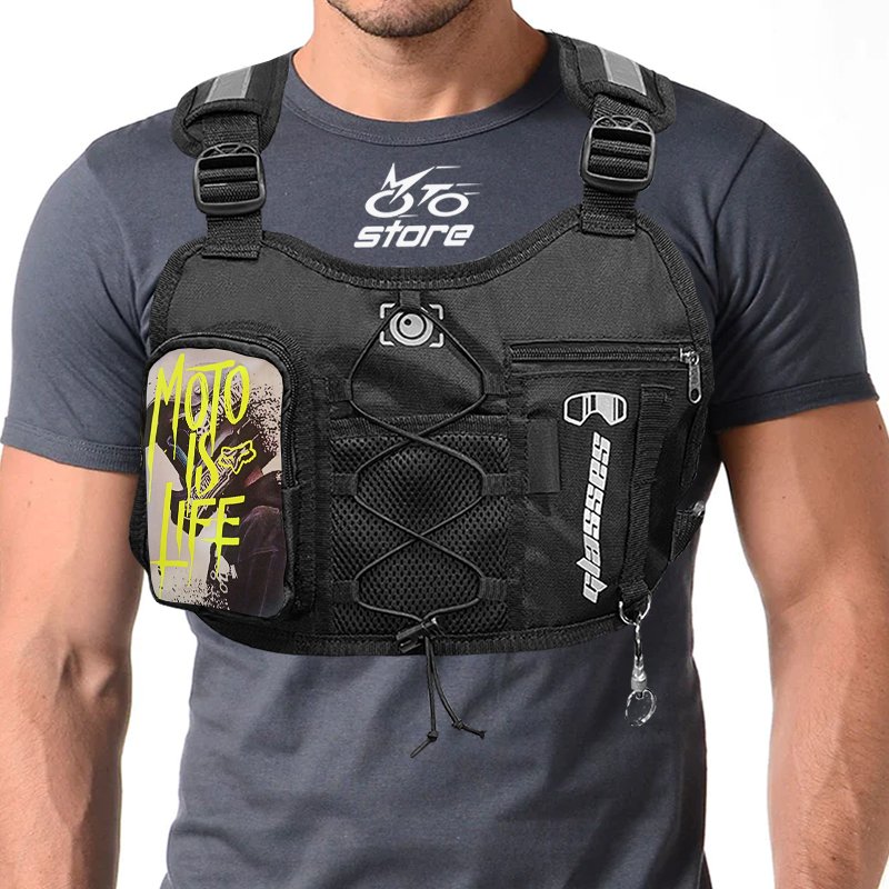 Pechera Chaleco Porta Celular V2 – Moto Store